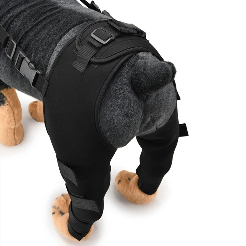 Pet Leg Support Supplies One Pair Dog Hind Leg Protector Dog Recovery ...
