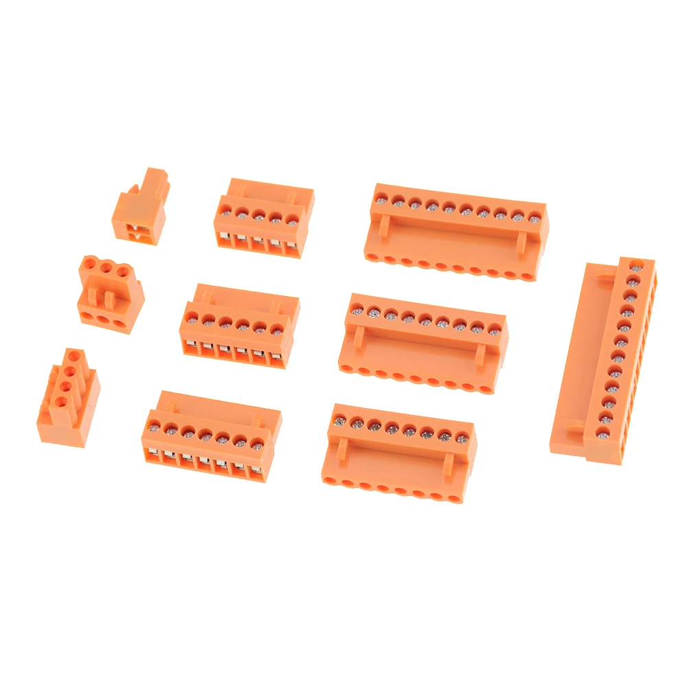 Bloque de terminales de conectores, Conector de Cableado de 2 pines, 3 ...