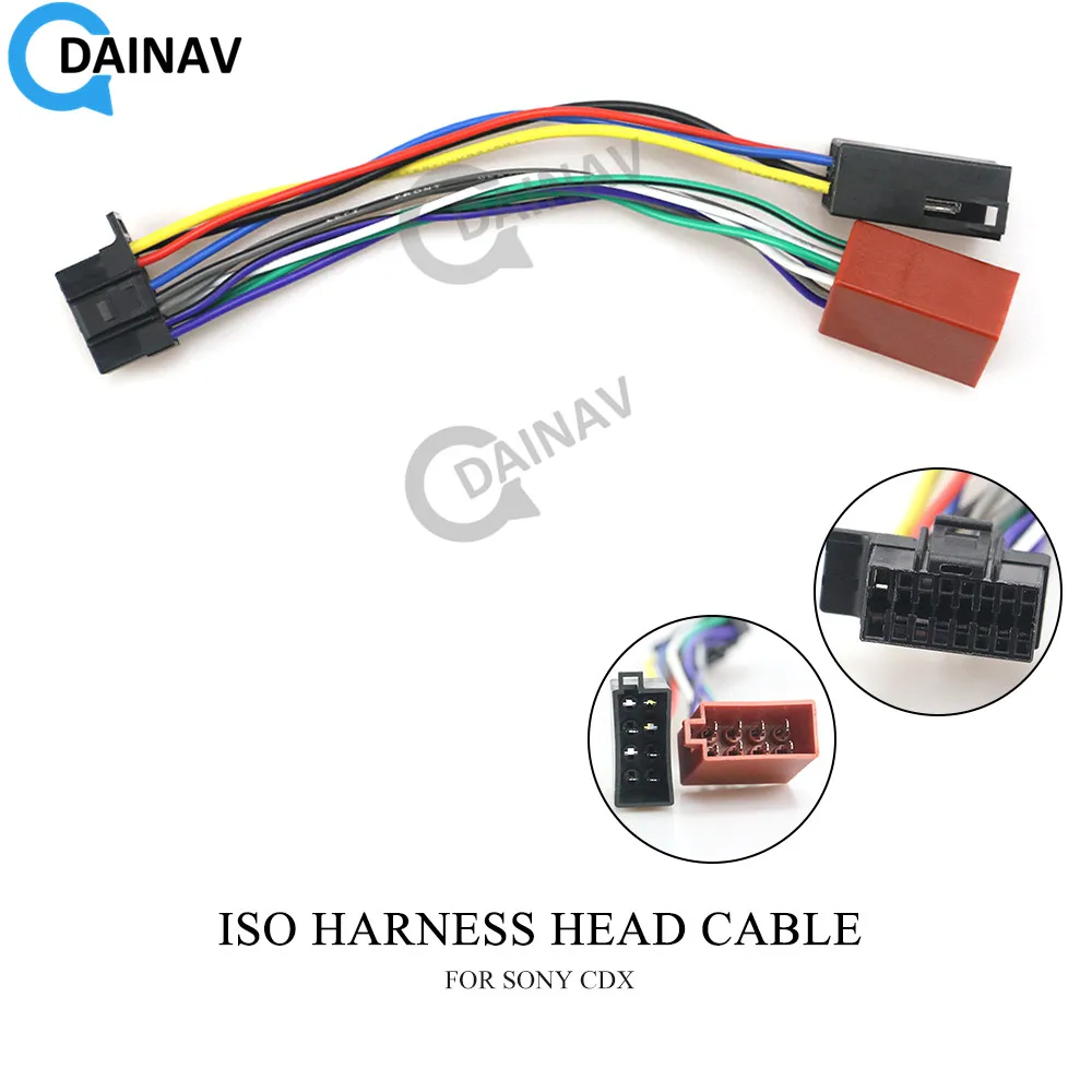 15-110-Car-ISO-Harness-Head-Cable-for-SONY-CDX-Stereo-Radio-Wire ...