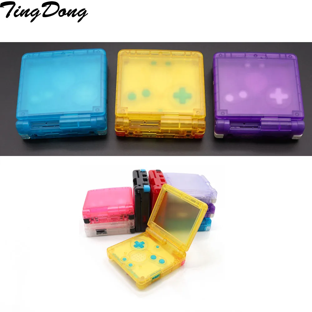Gameboy Advance Sp Clear Housing Shell | Gameboy Advance Sp Transparent ...