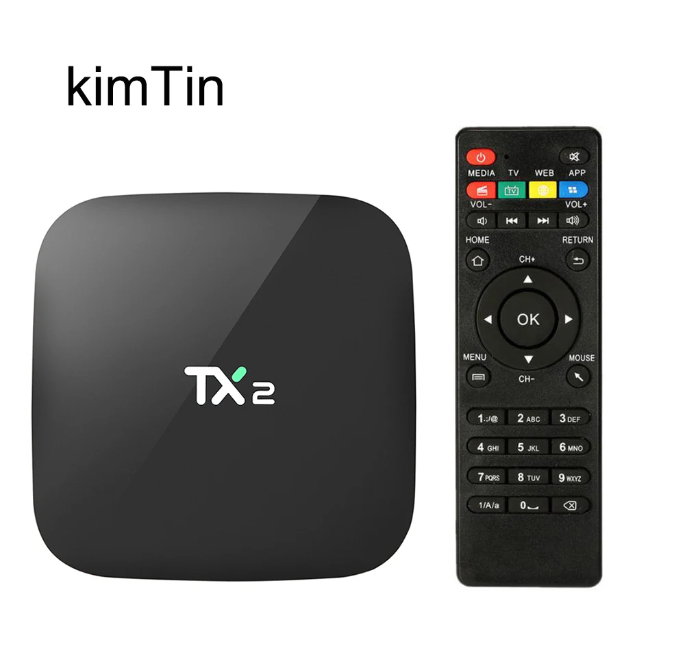 TX2 2GB 16GB Smart Android TV BOX Rk3229 Quad Core TB BOX 4K 60tps 2.4G ...