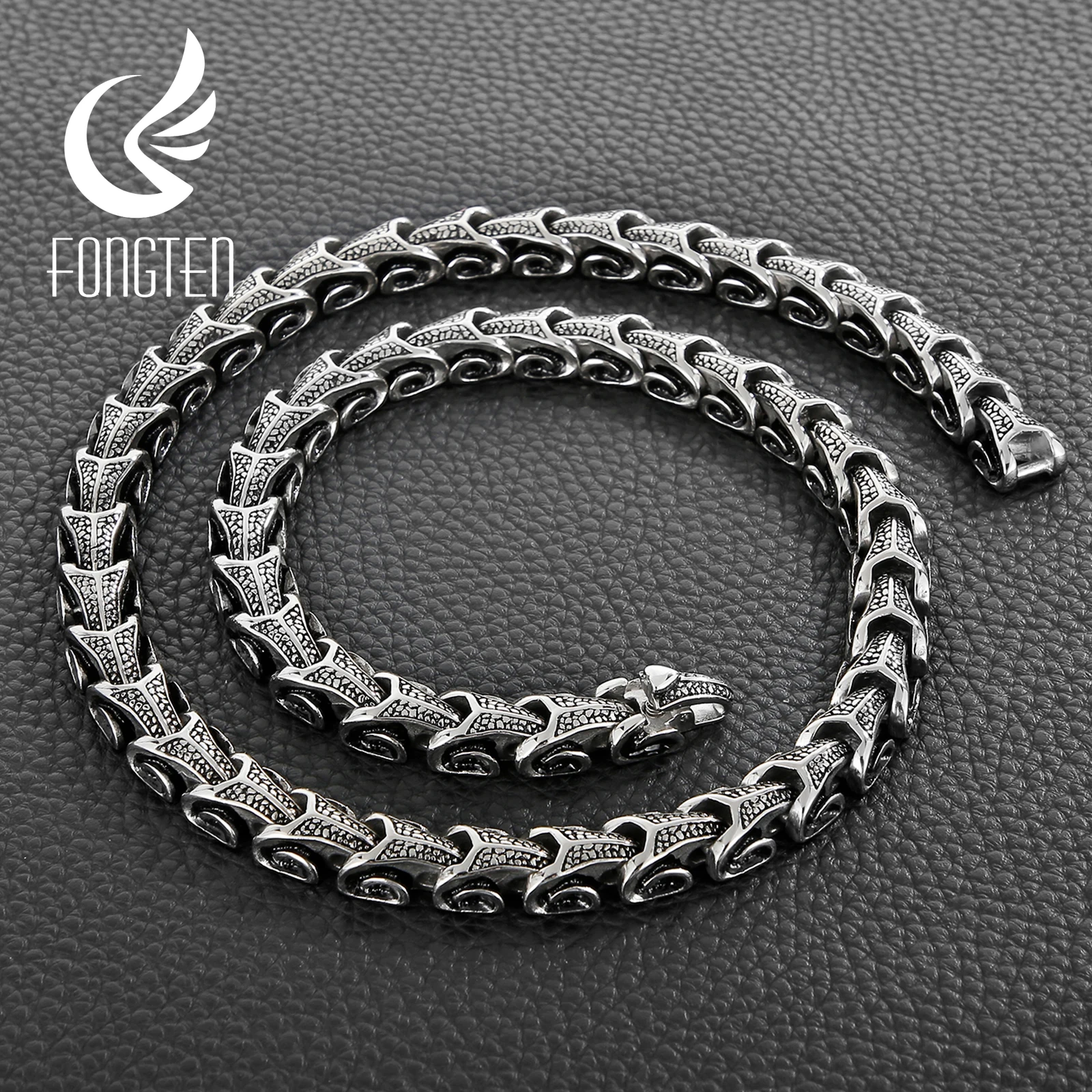 Black Dragon Necklace Men | Stainless Steel Dragon Chain | Dragon Steel ...