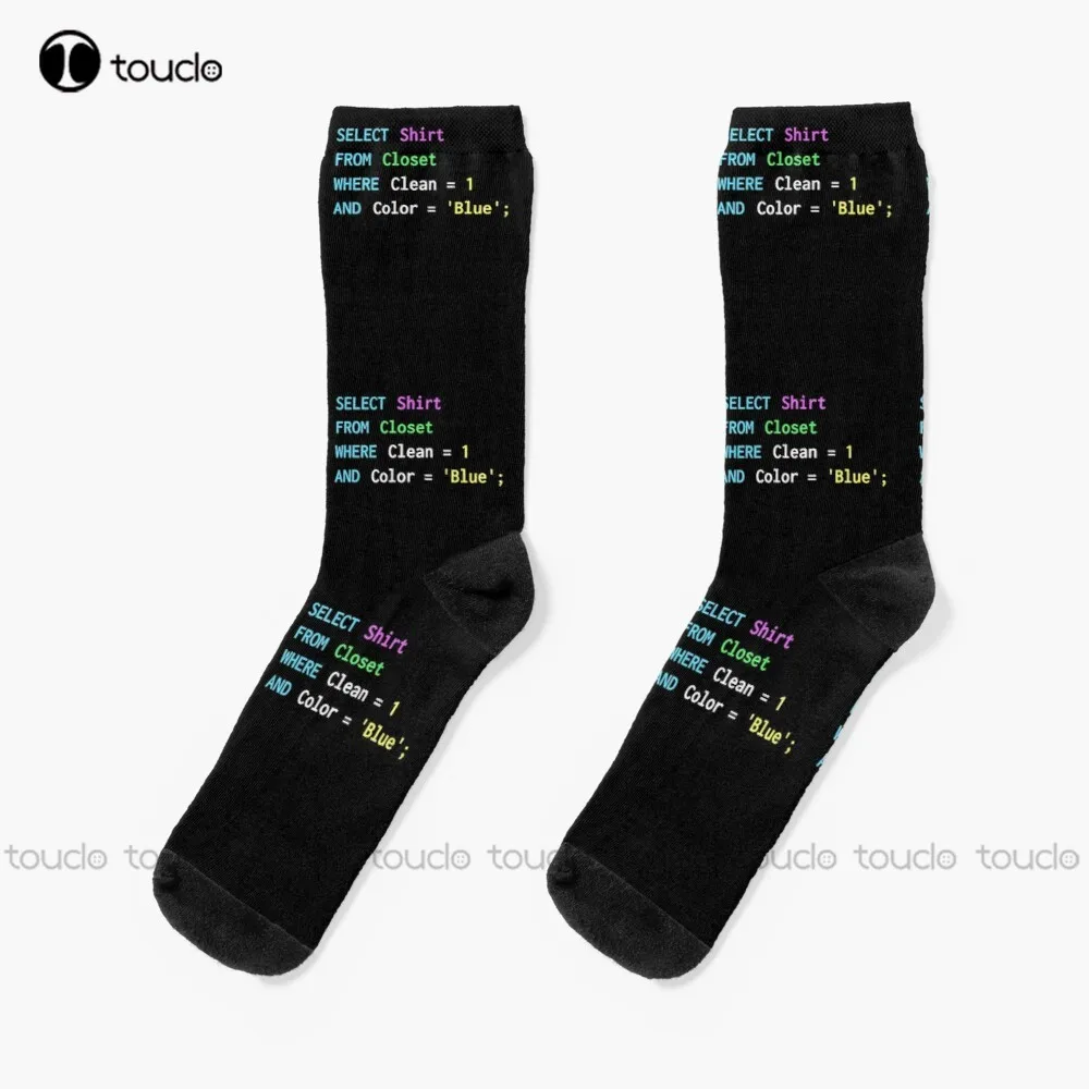 Funny-Sql-Design-For-Sql-Programmers-Dba-And-Db-Admins-Socks-Football ...