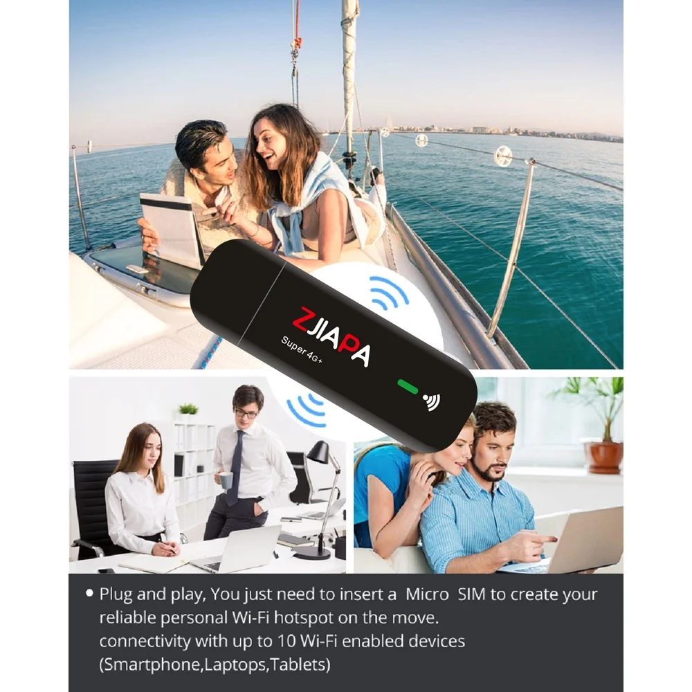 โมเดมเครือข่าย4G USB Wifi,โมเด็ม Usb 4G Lte อเนกประสงค์พร้อมช่องใส่ซิมการ์ด - Mango one - ThaiPick