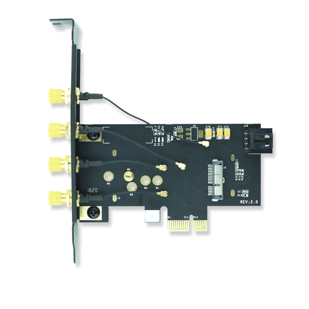 Cartão Sem Fio Para Pcie 1x Adaptador Para Desktop Pc Hackintosh ...