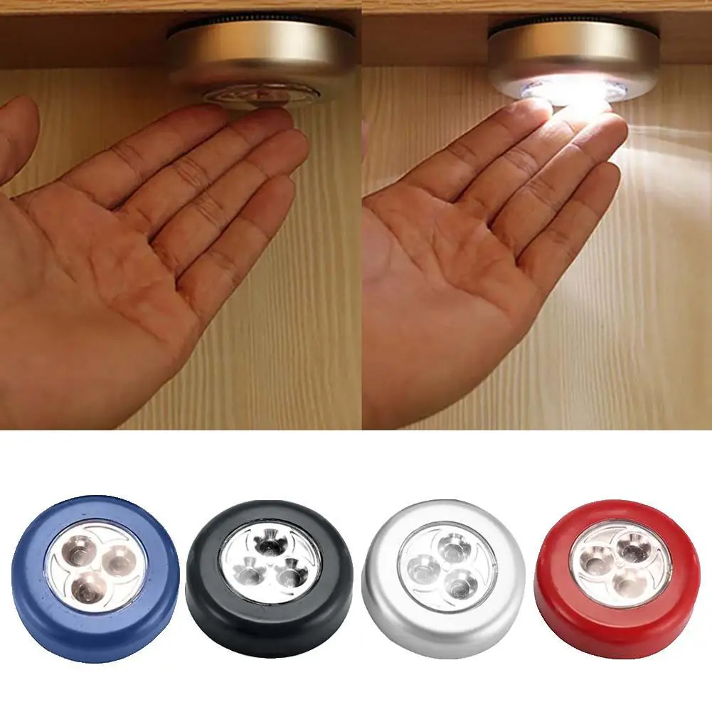 Mini LED Touch Lamp Kitchen Cabinet Light LED Night Light Sensor ...
