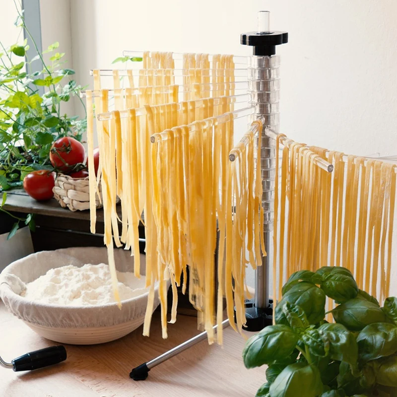 Kitchen Stand Spaghetti Manual Hanging Easy Clean Foldable Pasta Drying ...