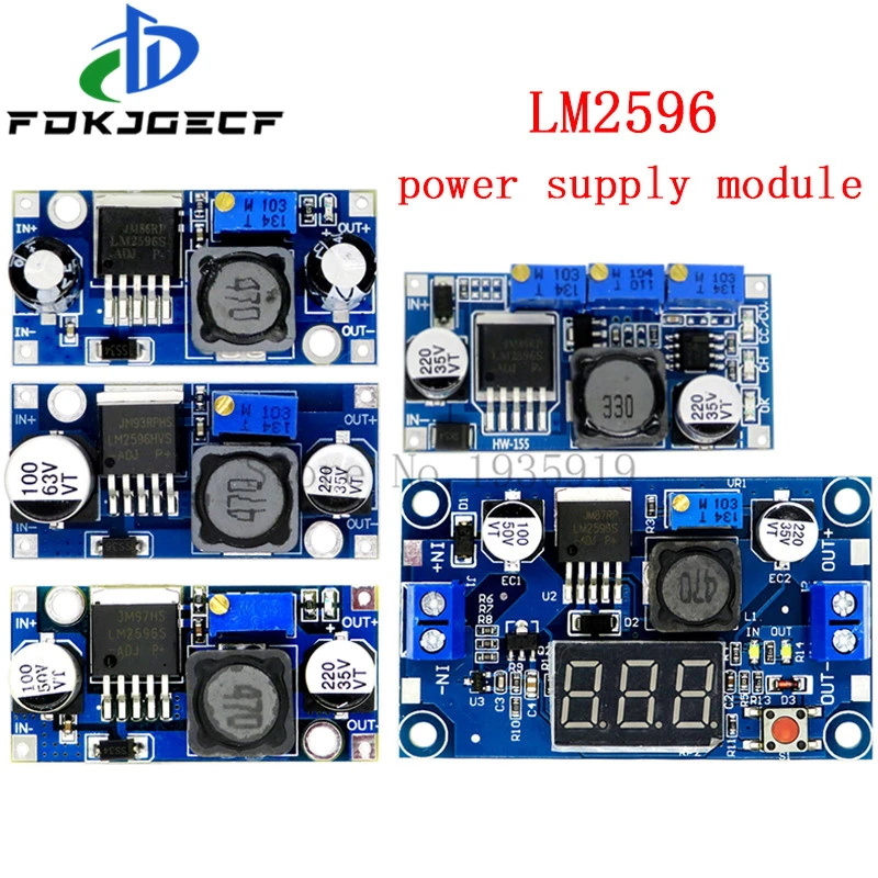 Lm2596 Lm2596hvs Power Supply Module Dc-dc Buck 3a Adjustable Buck Module Regulator Ultra ...