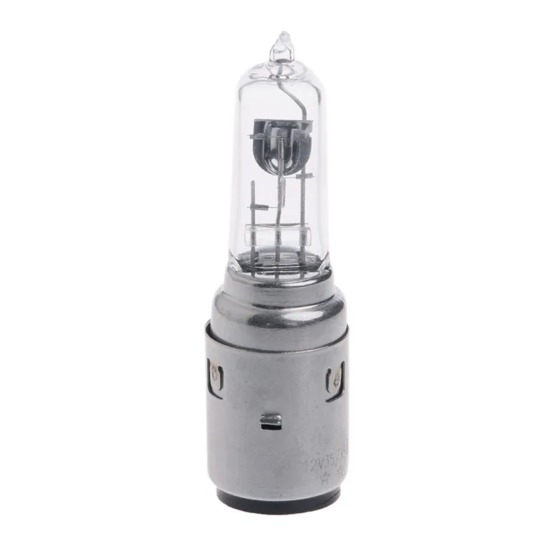 Motorcycle Dc 12v 35w Ba20d Headlight Halogen Xenon Bulb White Light ...