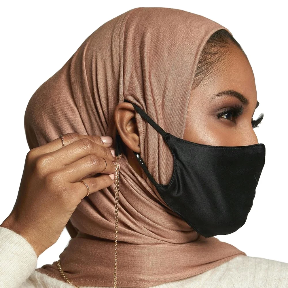 Hot-Sale-soft-modal-Hood-with-pierced-ears-inner-Hijab-Muslim-stretch ...