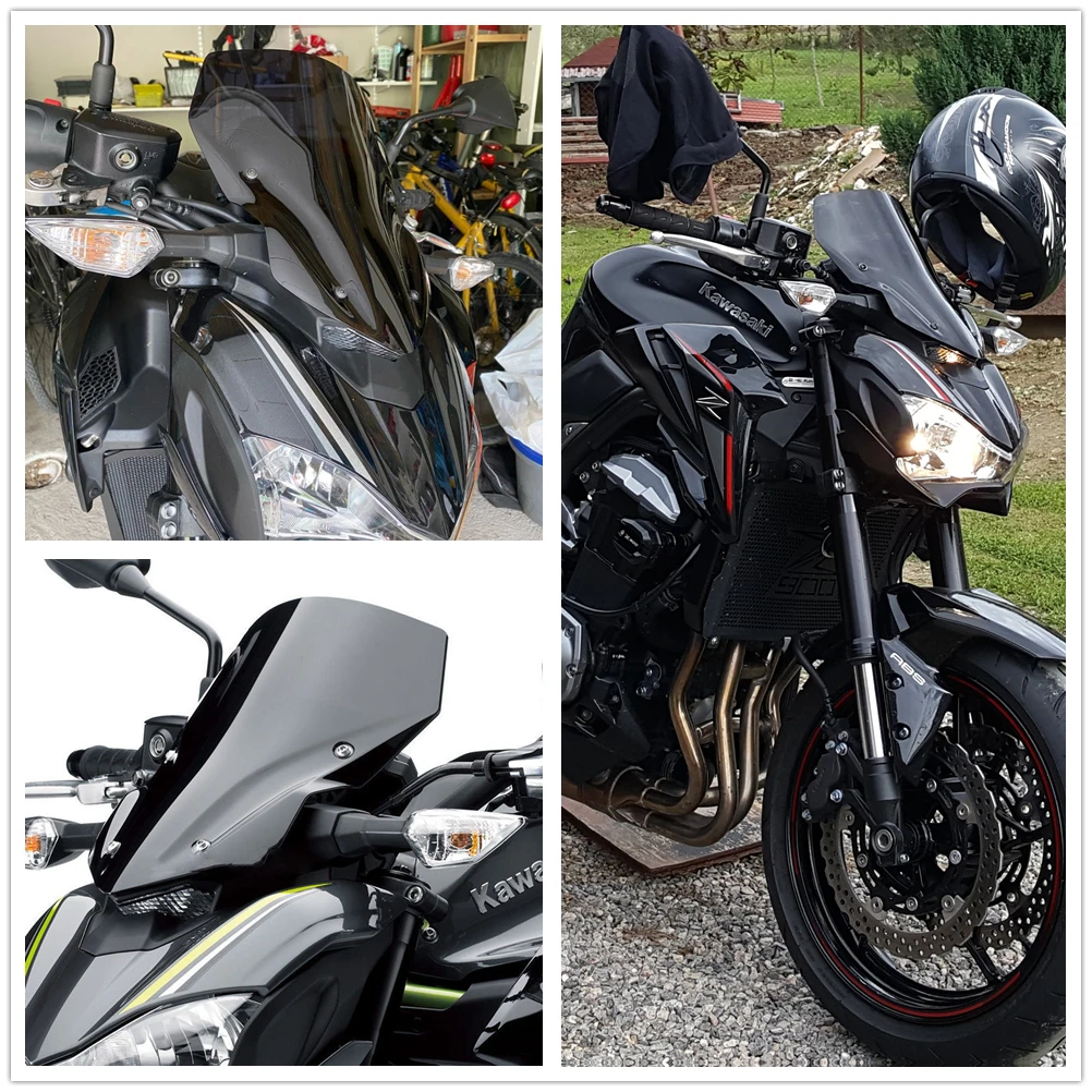 Smoke-High-Quality-Windshield-Windscreens-Air-Wind-Deflector-MOTO-For ...