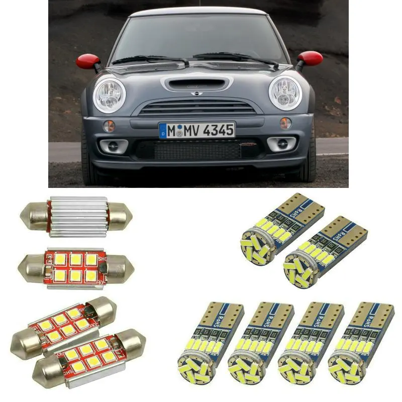 Interior luzes do carro led para mini r50 r53 r56 hatchback lâmpadas ...