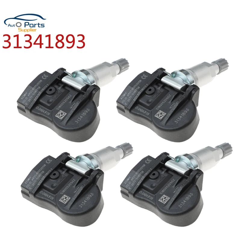 4 Pcs TPMS Sensor 31341893 31341171 313418930 Tire Pressure Sensor For ...