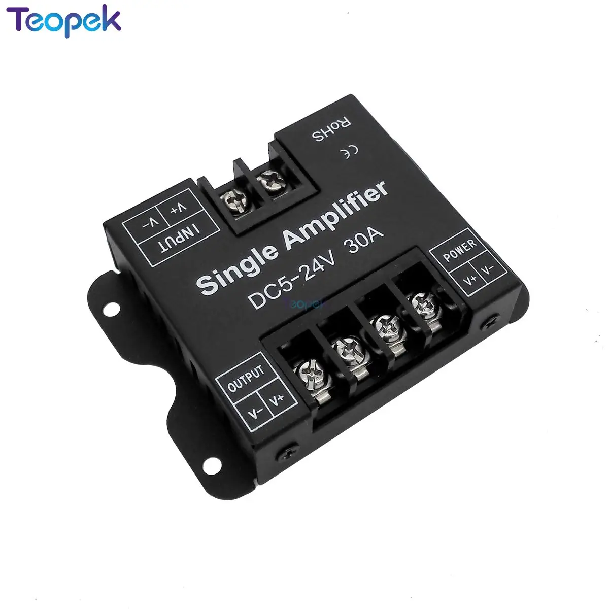 Single Color Led Amplifier Data Signal Repeater Dc12-24v 30a 1ch 1 ...
