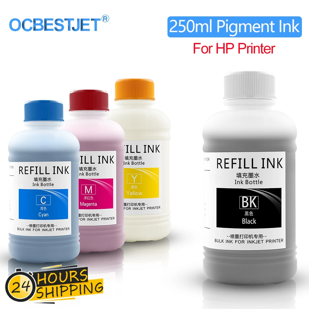 250ml Waterproof Pigment Ink For Hp 962 963 964 965 For Officejet Pro ...
