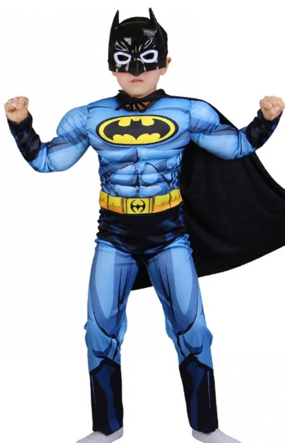 Batman Costume For Kids Blue