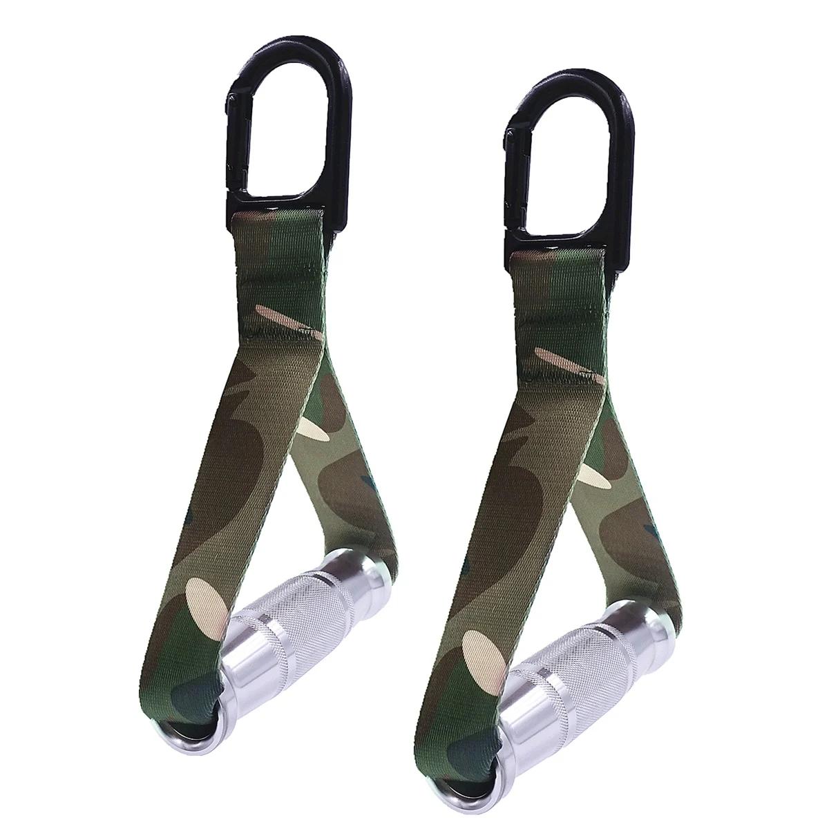 Heavy Duty Gym Handles Solid ABS Cores with Carabiner for Cable Machine ...