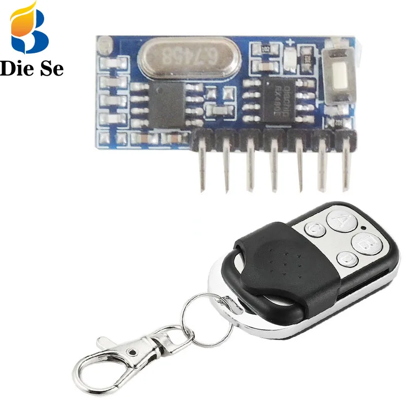 Control remoto Universal RF de 433Mhz, módulo de decodificación de Mini ...