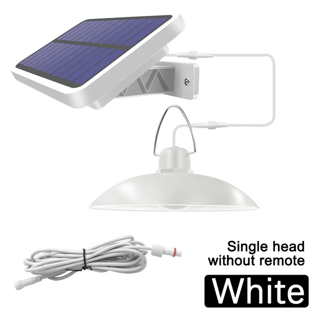 Amaryllis Double Head Solar Pendant Light Outdoor Indoor Solar Lamp ...