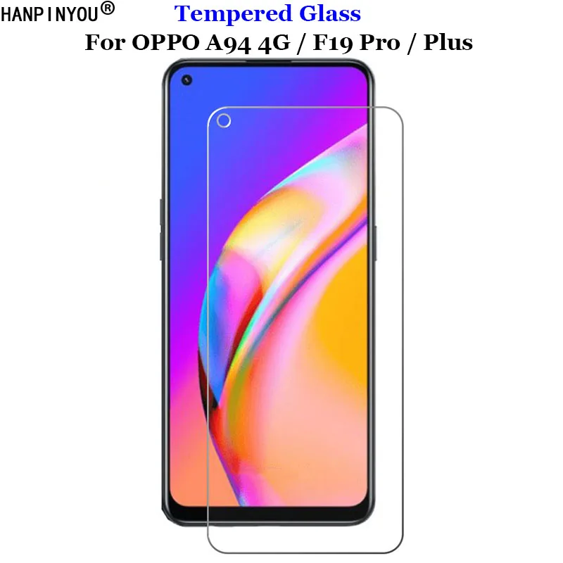 For Oppo A94 4g / A95 5g / F19 Pro / Plus 6.43" Clear Tempered Glass 9h ...