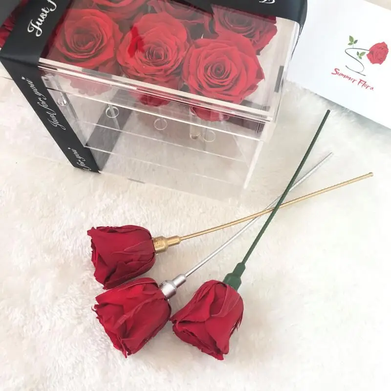 Plastic-Flower-Stem-Arrangement-Artificial-Hlower-Flower-Head-Accessory ...