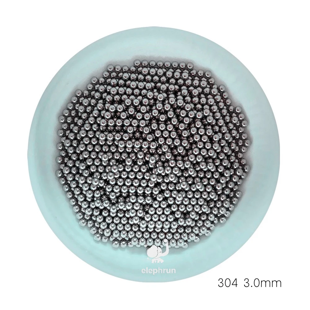 3mm AISI304 Stainless Steel Ball G100 High Precision Solid Bearing ...