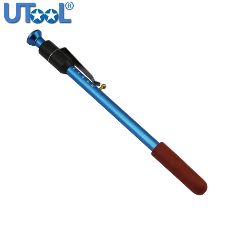 2 IN 1 Brake Pads Thickness Gauge Tire Tread Depth Gauge Measuring ...