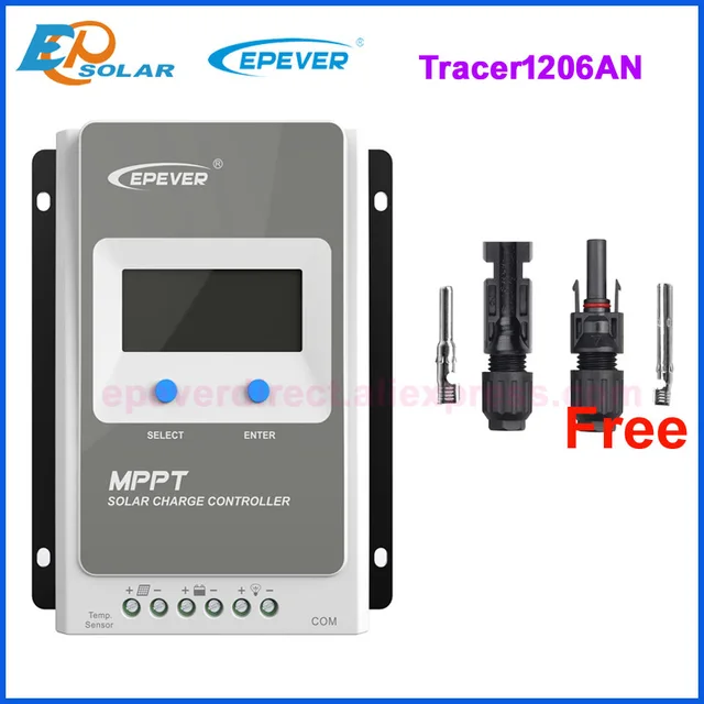 EPEVER Tracer MPPT 40A 30A 20A 10A Solar Charger Controller LCD 12V24V Auto High Efficiency ...