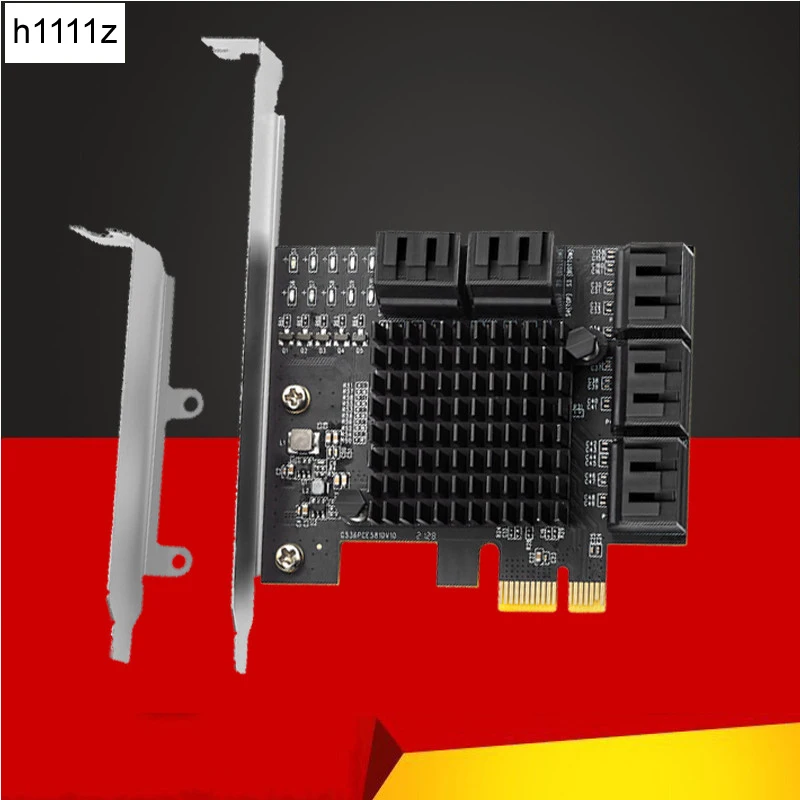 Riser Pci Express Pcie Sata Extension Card Sata Controller Add On Cards ...