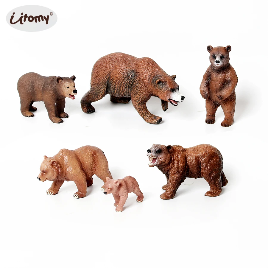 Grizzly Bear Figurine | Grizzly Toys Figures | Grizzly Bear Figure ...