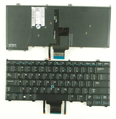 Ssea New Us Keyboard With Point And Backlit For Dell Latitude E7440 ...