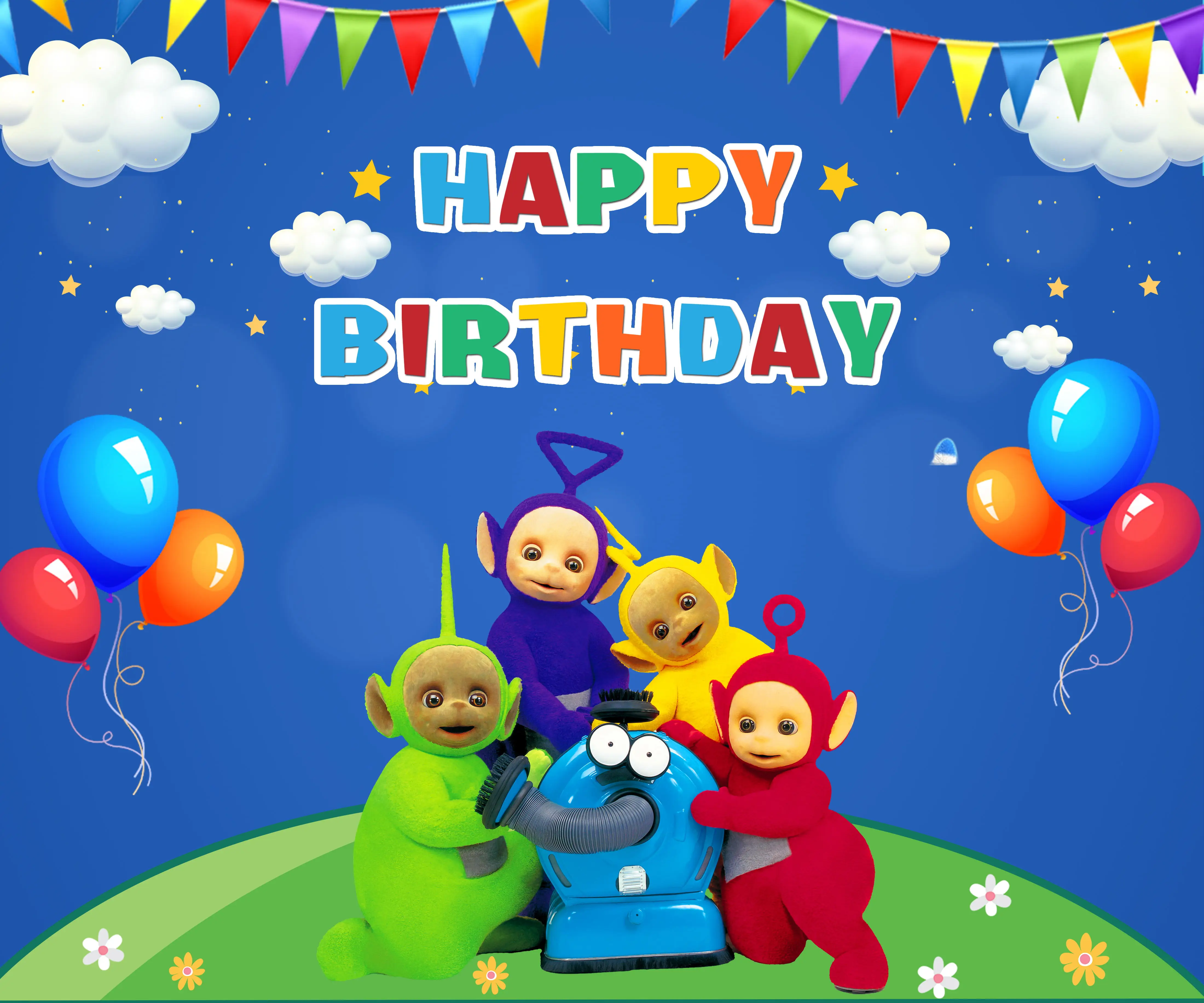 Teletubbies Blue Sky