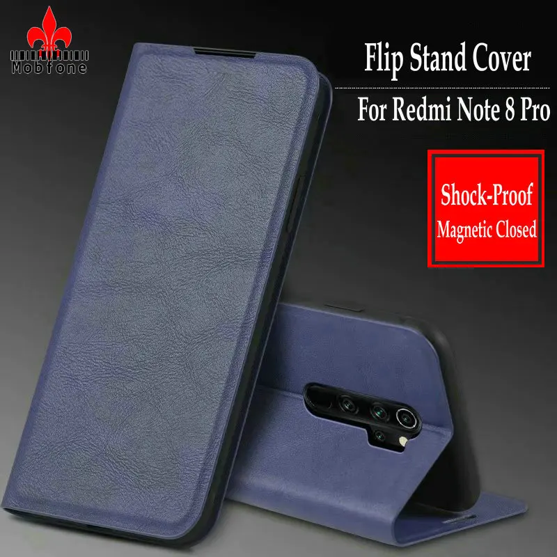 Vintage Leather Case for Xiaomi Redmi Note 7 8 8T 9 9T 9S Pro Max Flip ...