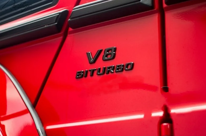 3D car sticker fender black silver V8 V12 BITURBO LOGO FOR Mercedes ...