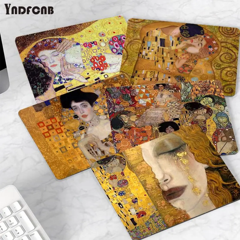 YNDFCNB-the-kiss-Gustav-Klimt-art-painting-Office-Mice-Gamer-Soft-Mouse ...