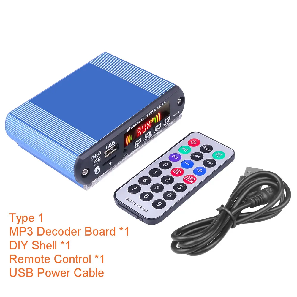 MP3 Player Wireless Bluetooth MP3 Decoder Board with Recording Function ...