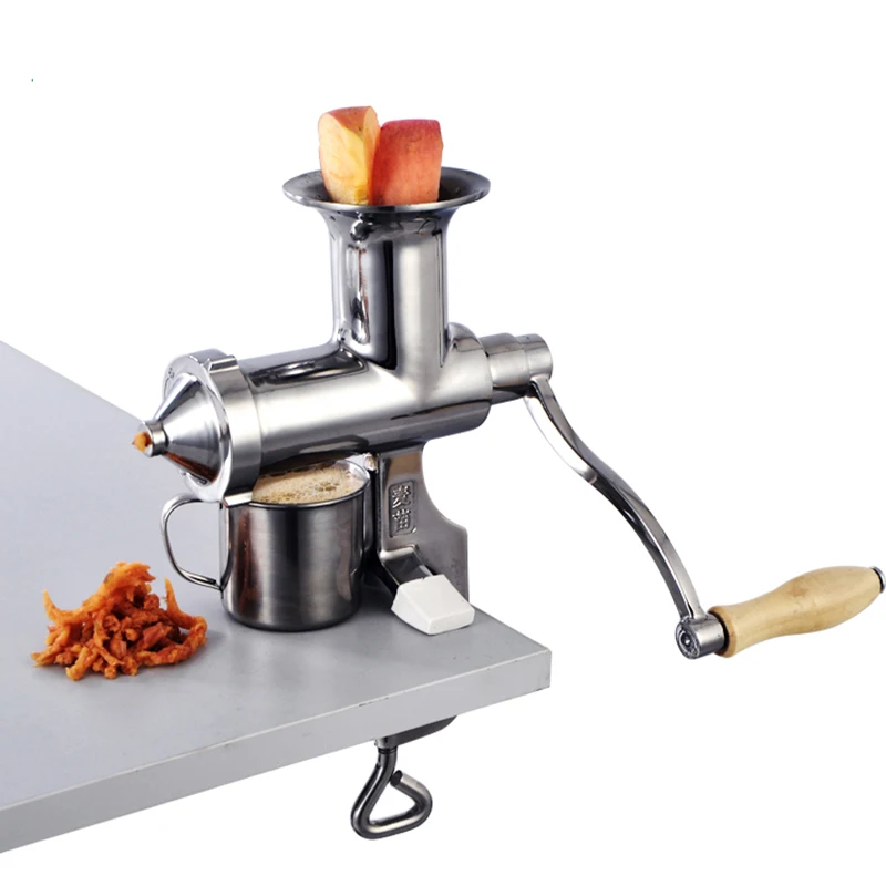 Auger-Slow-squeezer-Stainless-Steel-Manual-Juicer-Fruit-Wheat-Grass ...