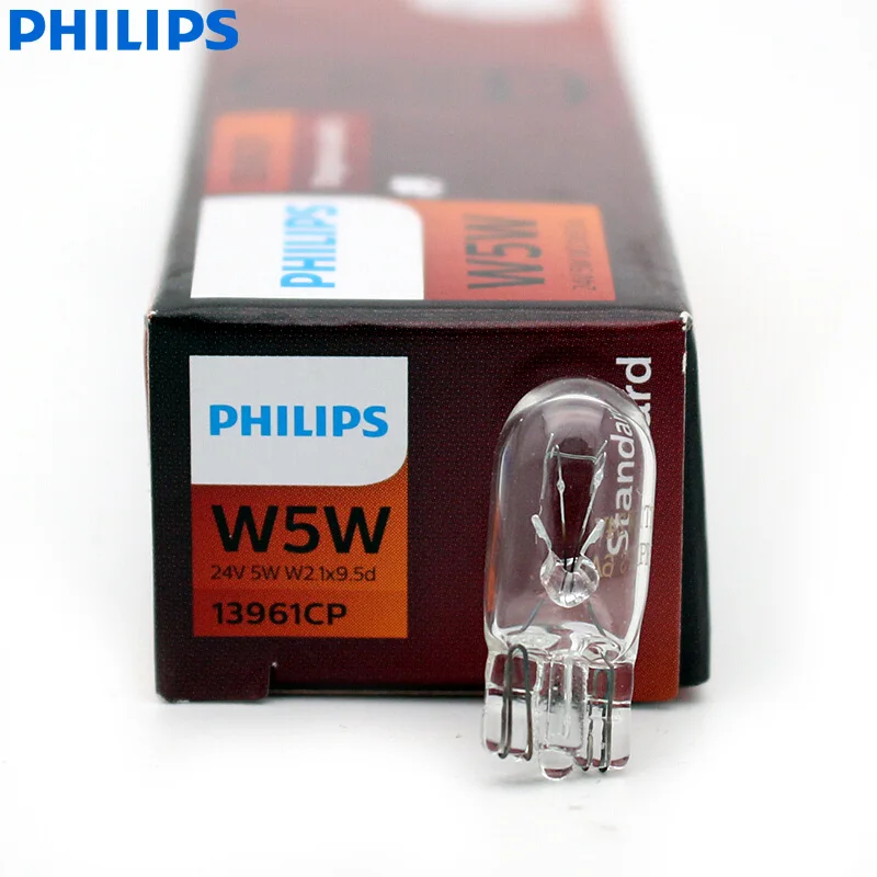 Philips Truck 24V Standard T10 W5W 13961CP Turn Signal Interior Lamps Original Position Light Stop Light Wholesale Pack of 10 AliExpress