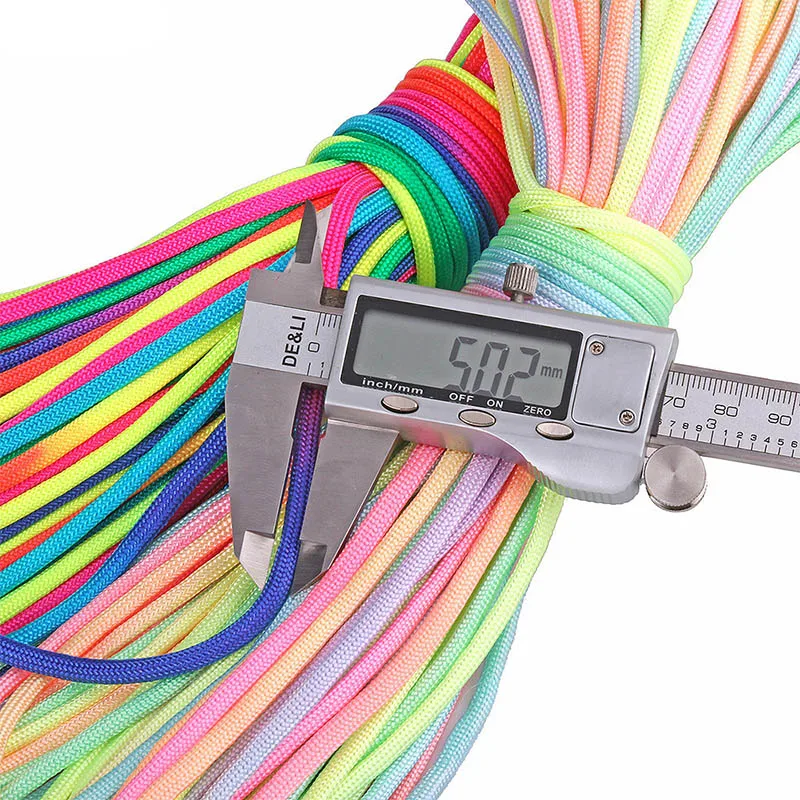Pelotes de laine,Cordon arc en ciel coloré 10m 5mm Cordon de Type ...