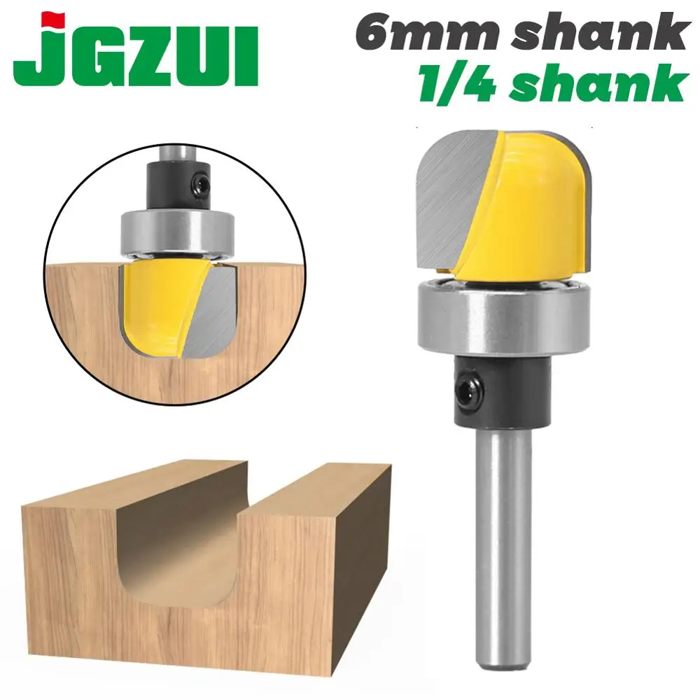 3/4" Diameter Bowl & Tray Template Router Bit - 1/4" ,6mm Shank ...