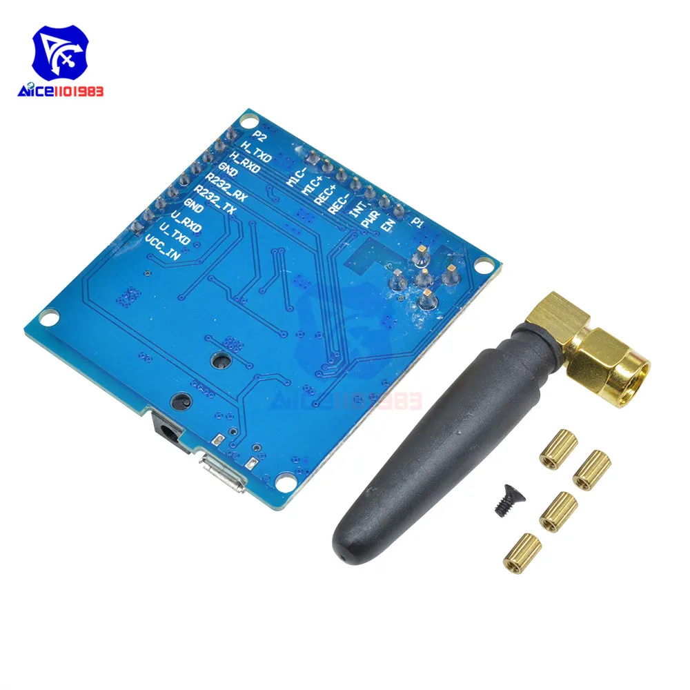 diymore A6 Core GPRS Pro Serial GPRS GSM Module Development Board TTL ...