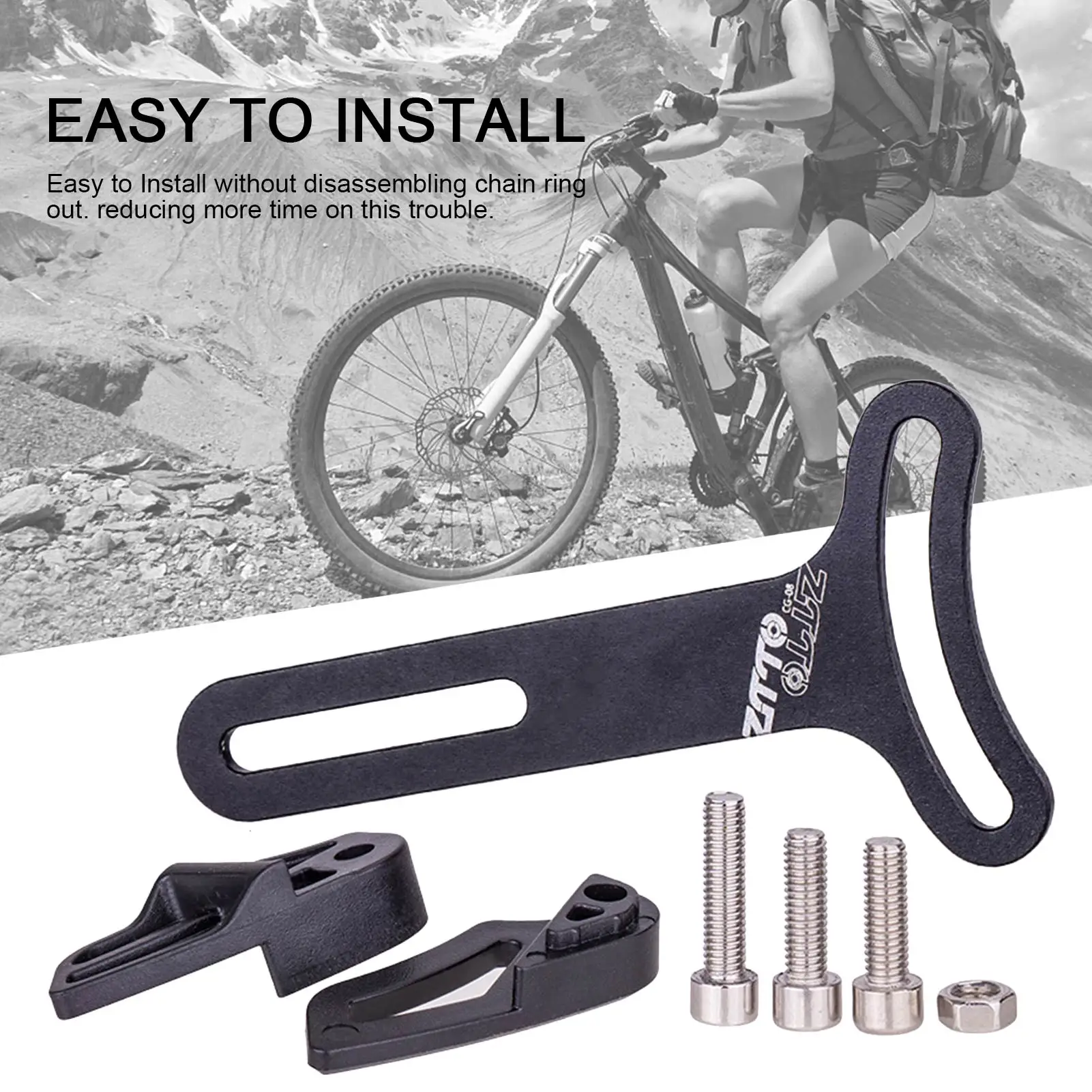 MTB Bafang Motor E-bike Upper Chain Guide Direct Mount CG08 Adjustable ...
