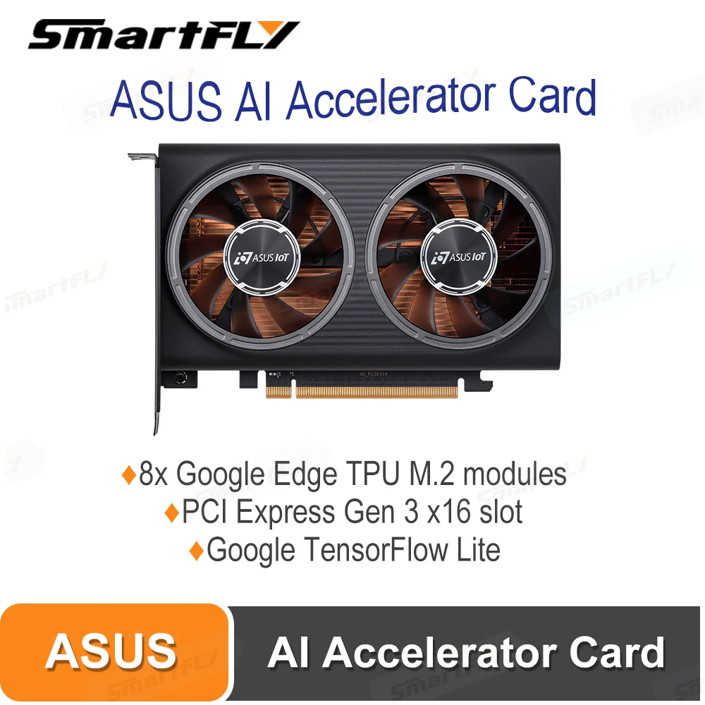 ASUS AI Accelerator Card CRL-G18U-P3DF PCIe Gen3 Based on Google Coral ...
