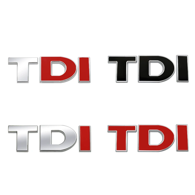 Car-Sticker-Metal-Emblem-TDI-Badge-Trunk-Decal-For-Volkswagen-Golf ...