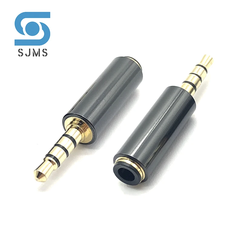 1PCS 3.5mm 4 Pole Headphone Connector Audio Jack Converter OMTP to CTIA ...