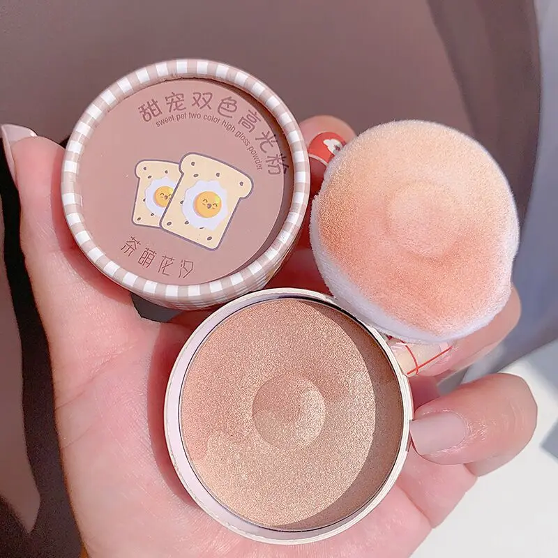 Cute-Donut-Face-Highlighter-Powder-Palette-Face-High-Gloss-Shimmer ...