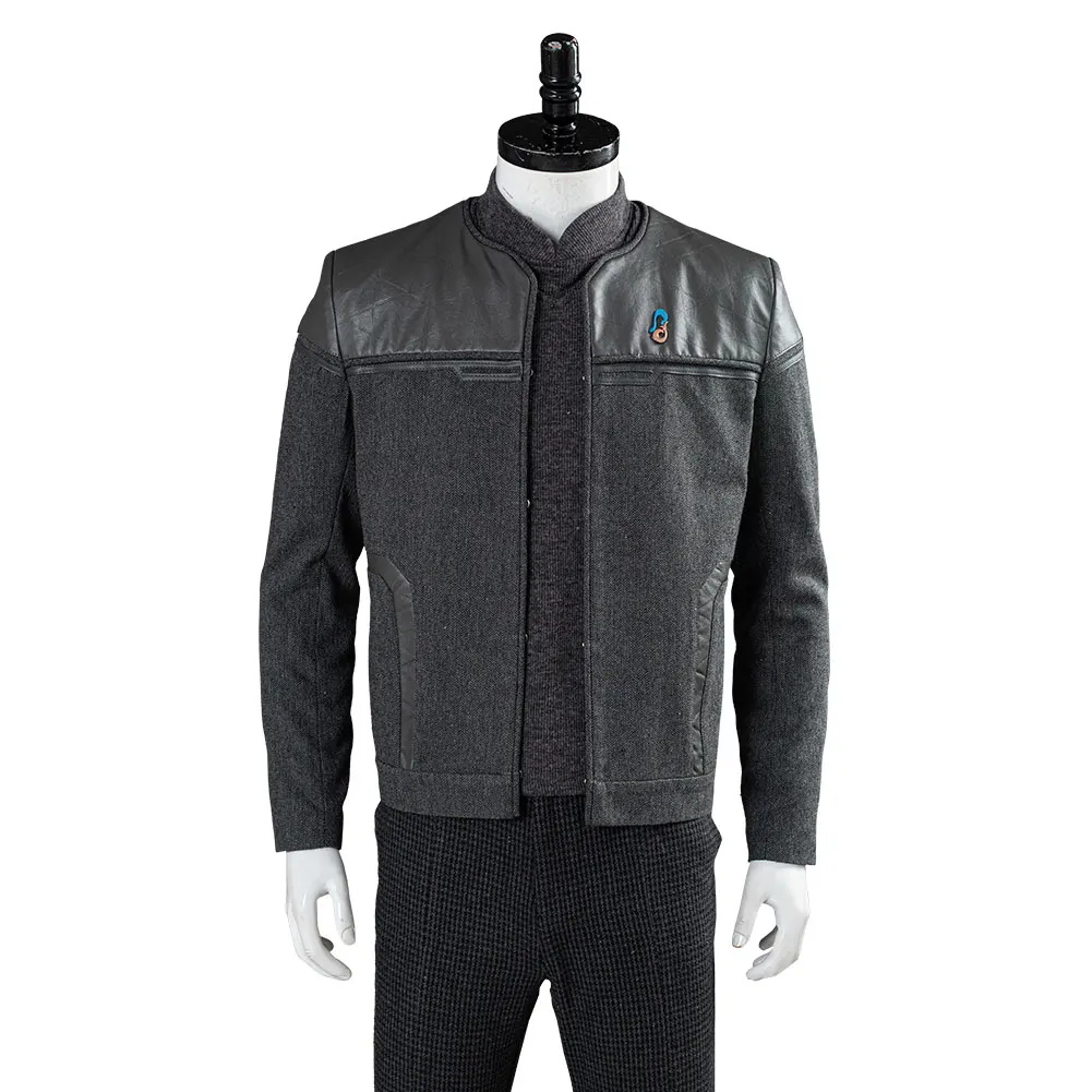 Star Trek Jean-Luc Picard Coat, Pant Uniform Cosplay Costume Full Suit ...