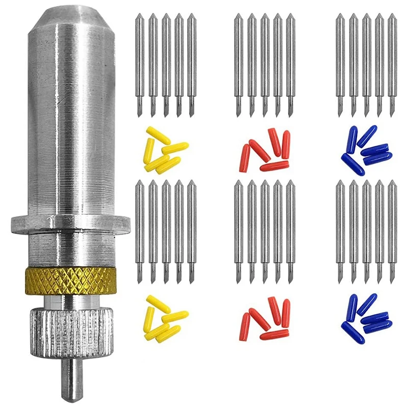 30Pcs Vinyl Cutter Blades 30 Degree/45 Degree/60 Degree Lettering Blade ...