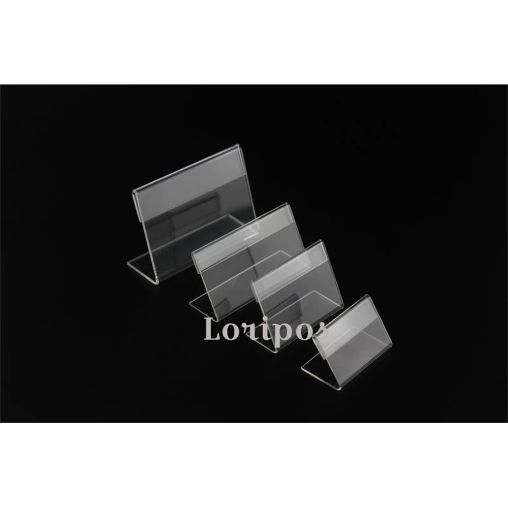 Acrylic-Sign-Holder-Plexiglass-Slanted-Desk-Table-Price-Label-Stands ...