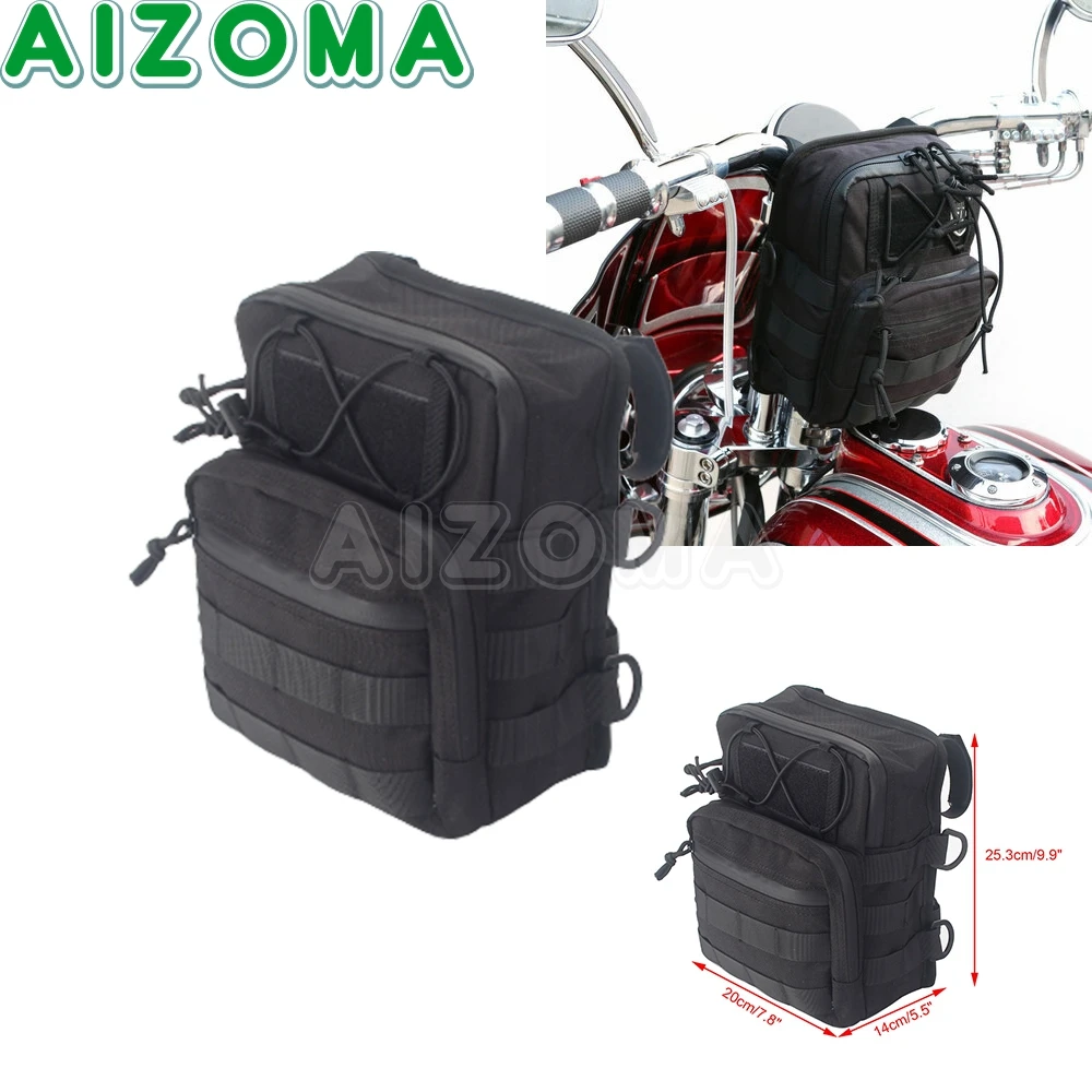 Harley Motorcycle Handlebar Bag | Bag Motorcycle Chopper | Dyna Luggage ...